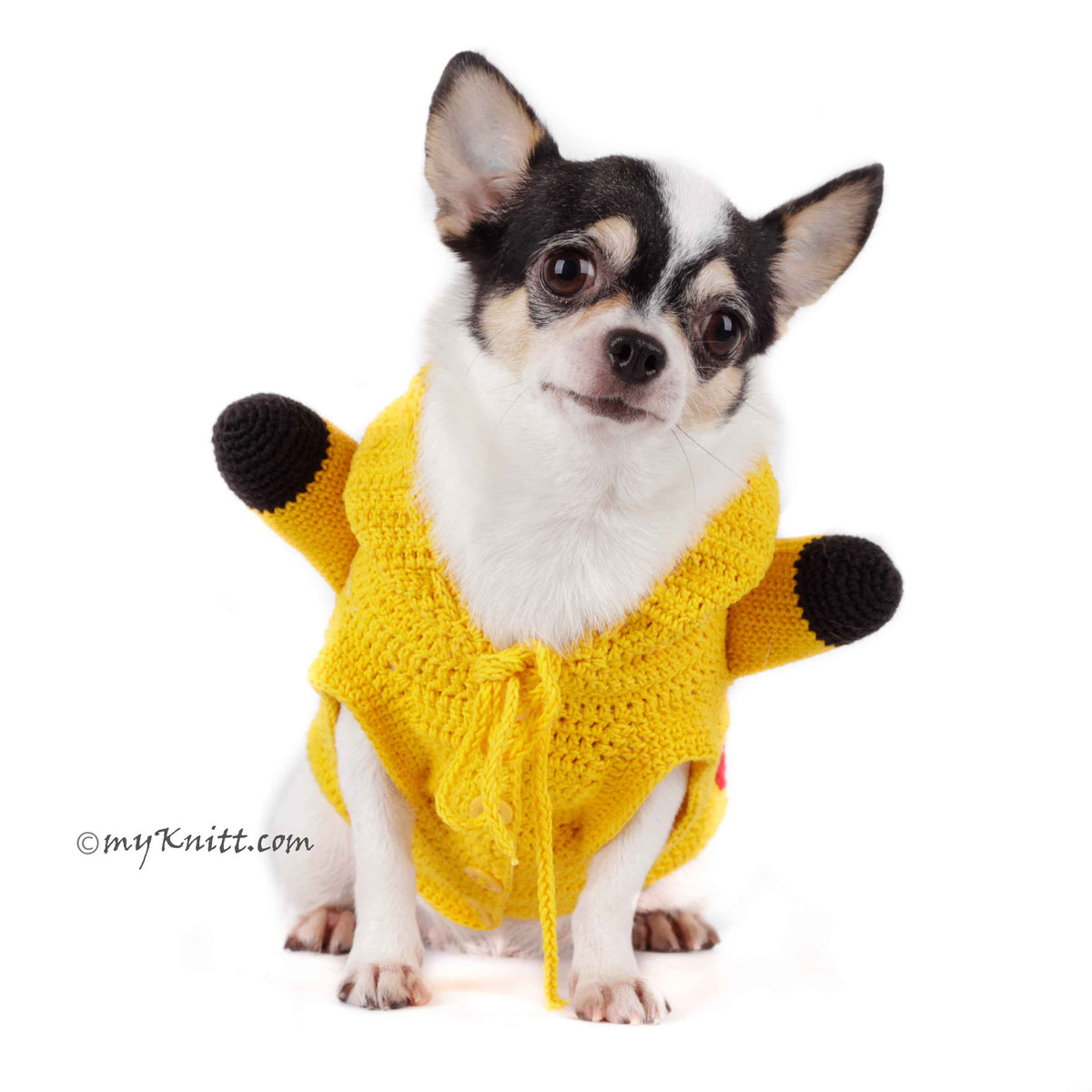 Pikachu Dog Hoodie Pokemon Go Pet Costume for Halloween DK784 by ...